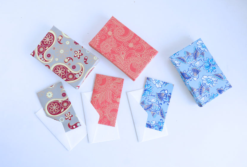 Block Print Note Cards Bulk Box | Kari by Kriti